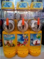 China 800W Snack Shop Granita / Margarita Slush machine with Three Tank 12L for sale