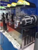 China 800W Snack Shop Granita / Margarita Slush machine with Three Tank 12L for sale