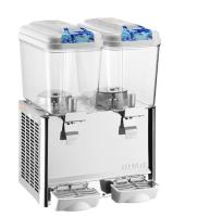 China Double Tanks 18 L Commercial Cold Juice Dispenser With Mixing Pole for sale