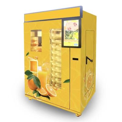 China Hygienic 100% Pure Automatic Orange Juicer Commercial Fresh Orange Juice Vending Machine for sale