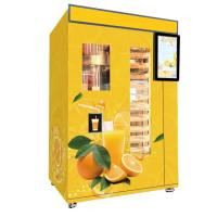 China Credit Card Payment Cool Orange Lemon Lime Juice Making Juicer Vending Machine Automatic Fresh for sale