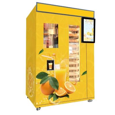 China Credit Card Payment Cool Orange Lemon Lime Juice Making Juicer Vending Machine Automatic Fresh for sale