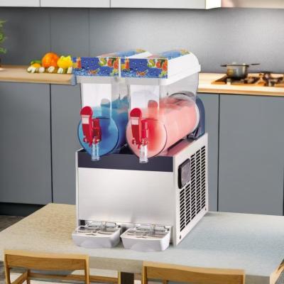 China Commercial Slushy Machine Stainless Steel Smoothie Frozen Drink Maker Suitable for Ice Juice Tea Coffee Making for sale