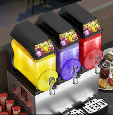 China Three Tank Ice R404A Granita Slush Machine High Speed for sale