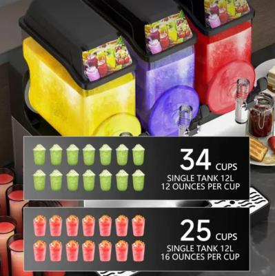 China Slushy Slushy Making Triple Slush Maker Commercial Smoothie Machine for sale
