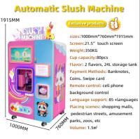 China 30 Seconds Quick Production Slush Maker Commercial Slushee Machine for sale