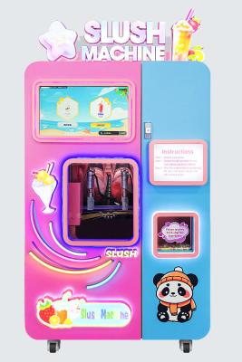 China High Capacity Commercial Slush Frozen Drink Fruit Smoothie Vending Machine Granita Maker for sale