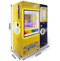 China Smart Fully Automatic 7 Storage 100% Fruit Marshmallow Candy Dispenser Multi Flavor Chocolate Sugar Bean Candy Vending Machine for sale