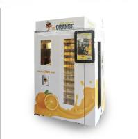 China Note Payment Orange Juice Vending Machine With Cooling System for sale