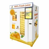 China Note Payment Orange Juice Vending Machine With Cooling System for sale