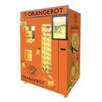 China Automatic Orange Juice Vending Machine with 32 Inch Touch Display for sale