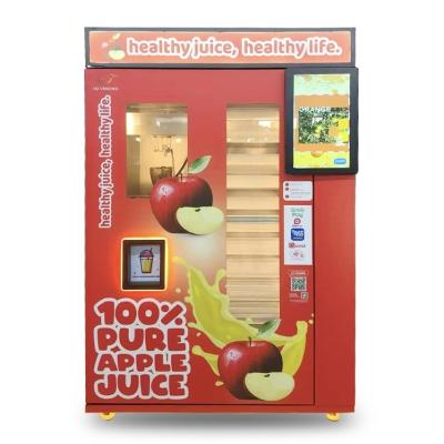 China 24-Hour Self-Service 100% Pure Apple Juice Vending Machine for Shopping Malls for sale