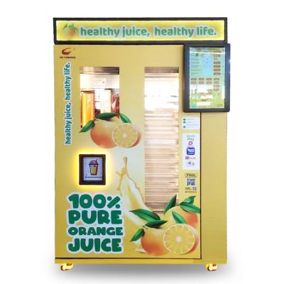 China Commercial Fresh Orange Juice Vending Machine Coin Acceptor With Nayax Payment Way Orange Juice Vending Machine for sale