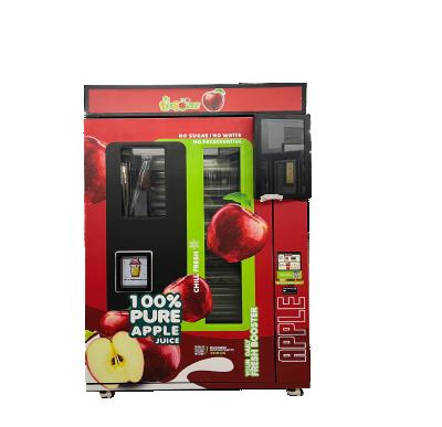 China Self-Service Fully Automatic 100% Pure Sweet and Delicious Apple Juice Dispenser Natural Fruit Vending Machine for sale