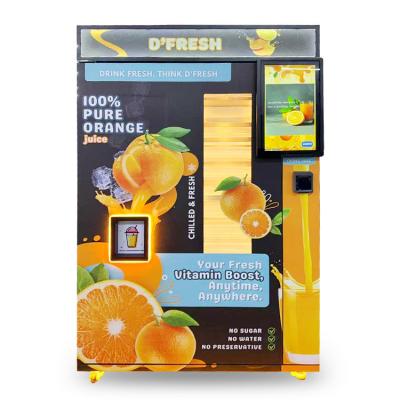 China 100% Pure Automatic Orange Juice Vending Machine with 24 Hour Operation and Touch Screen for sale