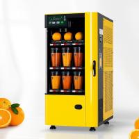 China Automatic Orange Juice Vending Machine with 45-Second Dispensing Ozone Sterilization and 21.6-Inch LCD Screen for sale