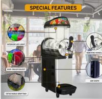 China Multi Functional Stainless Steel 304 Slush Machine With 400W Cold Power For Frozen Cocktails for sale