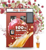 China Apple Juice Vending Machine with 21.6-inch LCD Touch Screen Full Machine Cooling and Multiple Payment Options for sale