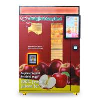 China Automatic Apple Juice Vending Machine with Ozone Sterilization 21.6-inch LCD Touch Screen and Multiple Payment Options for sale