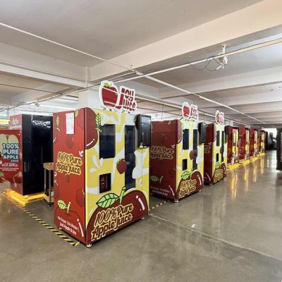 China Commercial Apple Juice Vending Machine with 21.6-inch LCD Screen and Freon Gas 134 Refrigeration for 45-second Per Cup Dispensing for sale