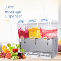 China 18L X 3 Automatic Cold Drink Dispenser Machine with Pump Spraying System for sale