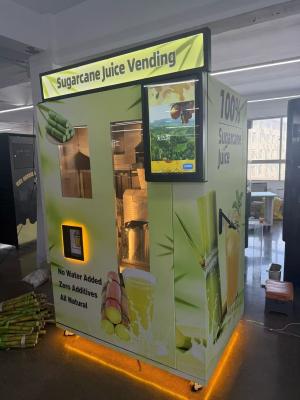 China OEM ODM Automatic Fresh Squeezely Sugarcane Juice Machine Sugarcane Vending Machine for sale