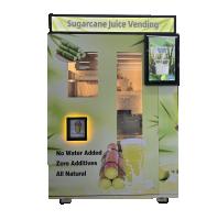 China Automatic Sugarcane Vending Machine with Touchscreen Display and Cooling System for Fresh Juice for sale