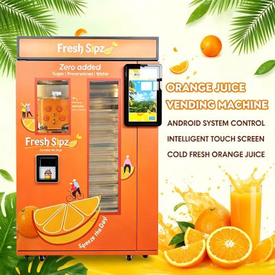 China Orange juice vending machine for office building and subway station for sale