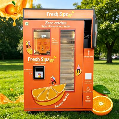 China Commercial self-service fresh orange juice vending machine for high traffic areas for sale