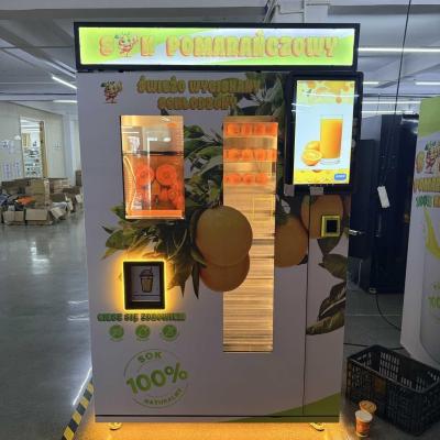 China Orange juice vending machine for office building and subway station for sale