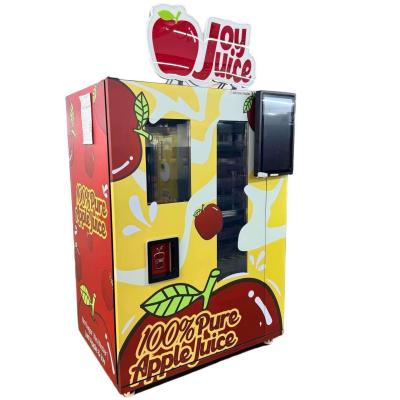 China 21.6-inch LCD Apple Juice Vending Machine with 300-360 Apples Capacity and Cloud APP Management for sale