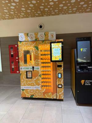 China Automatic 24 Hours Self Service Orange Juice Vending Machine with 21.6 Inches Touch Screen and Coin Cash Credit Card Payments for sale