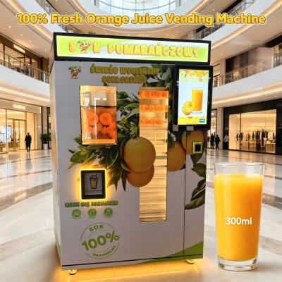 China Automatic Apple Juice Vending Machine with Ozone Sterilization 21.6-inch LCD Screen and Freon Gas 134 Refrigeration for sale