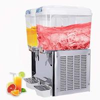 China Two Tanks Cooling and Mixing Beverage Cold Drink Dispenser Machine For Bars Shops 18L×2 for sale