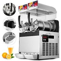 China Commercial 15L Two Tank Frozen Slush Machine Ice Slush Machine For Restaurant for sale