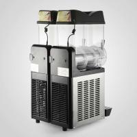 China Frozen Granita Ice Slush Machine , Commercial Double - Bowl Slush Maker for sale