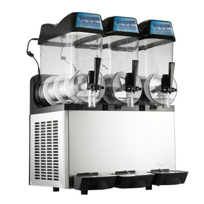 China Single Compressor Ice Slush Machine Air Cooling With Three Bowl for sale