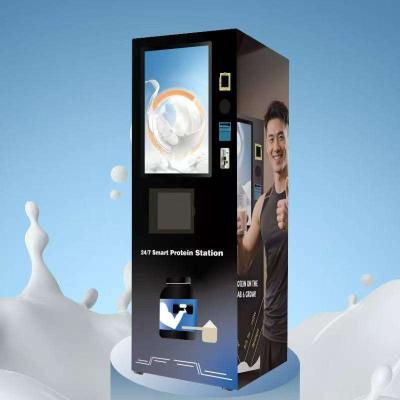 China Commercial 1800W Protein Beverage Vending Machine with Multiple Payment Methods and Automatic Self-Cleaning for sale