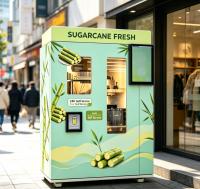 China 24-Hour Unmanned Sugarcane Juice Vending Machine with 21.5 Inch LCD Display and Contactless Payment for sale