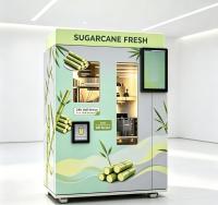 China 21.5 Inch LCD Automatic Sugarcane Juice Vending Machine with 2000Watts Power and Self-Cleaning System for sale