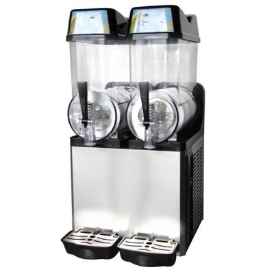 China Carbonated  2 Tanks Slush Puppy Maker , Slush Puppie Milkshake Machine for sale