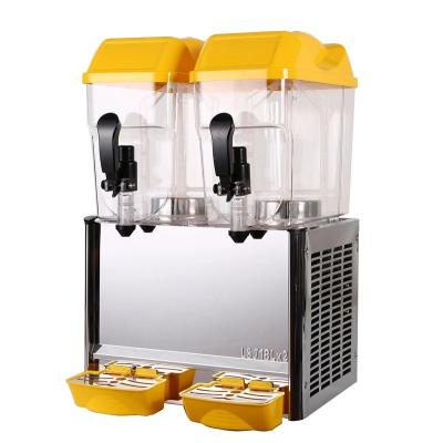 China Beverage Double Bowl Fruit Juice Dispenser With Different Flavors 18 Liter for sale