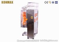China Industrial Electric Commercial Orange Juicer Machine with Stainless Steel 304 Construction, 22-25 Oranges/Min Output, and Automatic Power Off Switch for sale