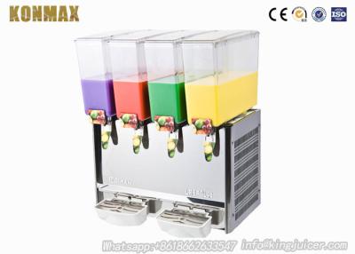 China 4 Tanks Cooling and Mixing Beverage Cold Drink Dispenser Machine for sale