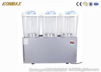 China Mixing Cooling Hot Orange Juice Dispenser 18L Triple Tank Bowl 1500w for sale