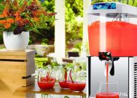 China CE plastic and stainless steel electric cold drink juice dispenser for sale
