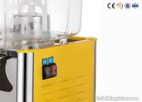 China commercial refrigerated juice dispenser for snack food store  with led light for sale