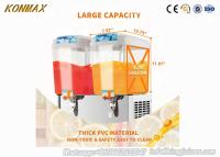 China Dual Tank  Cold And Heat With Light Juice Machine With CE for sale