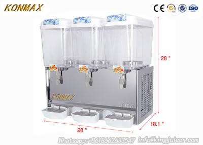 China Hotel Restaurant Cold Beverage Dispenser 8L Commercial Milkshake Slush Machine for sale