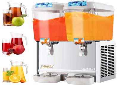 China Industrial 18Lx2 Cold Drink Dispenser Electric Juicer Machine For Restaurant for sale
